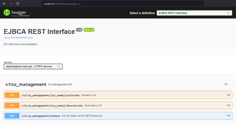 EJBCA REST Interface Tutorial - DX